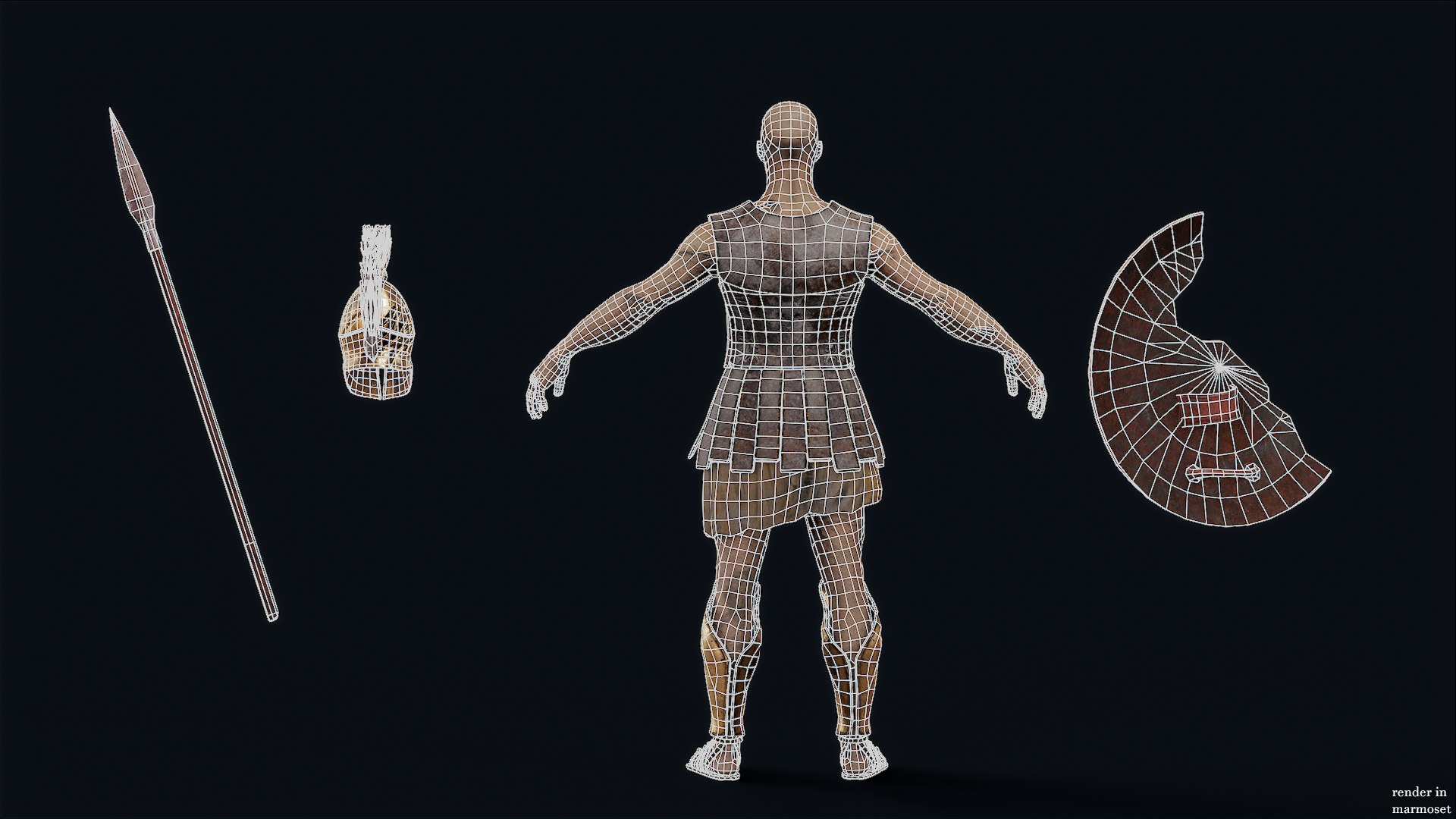 UNDEAD SPARTAN HOPLITE PACK 3D Model - TurboSquid 2344072