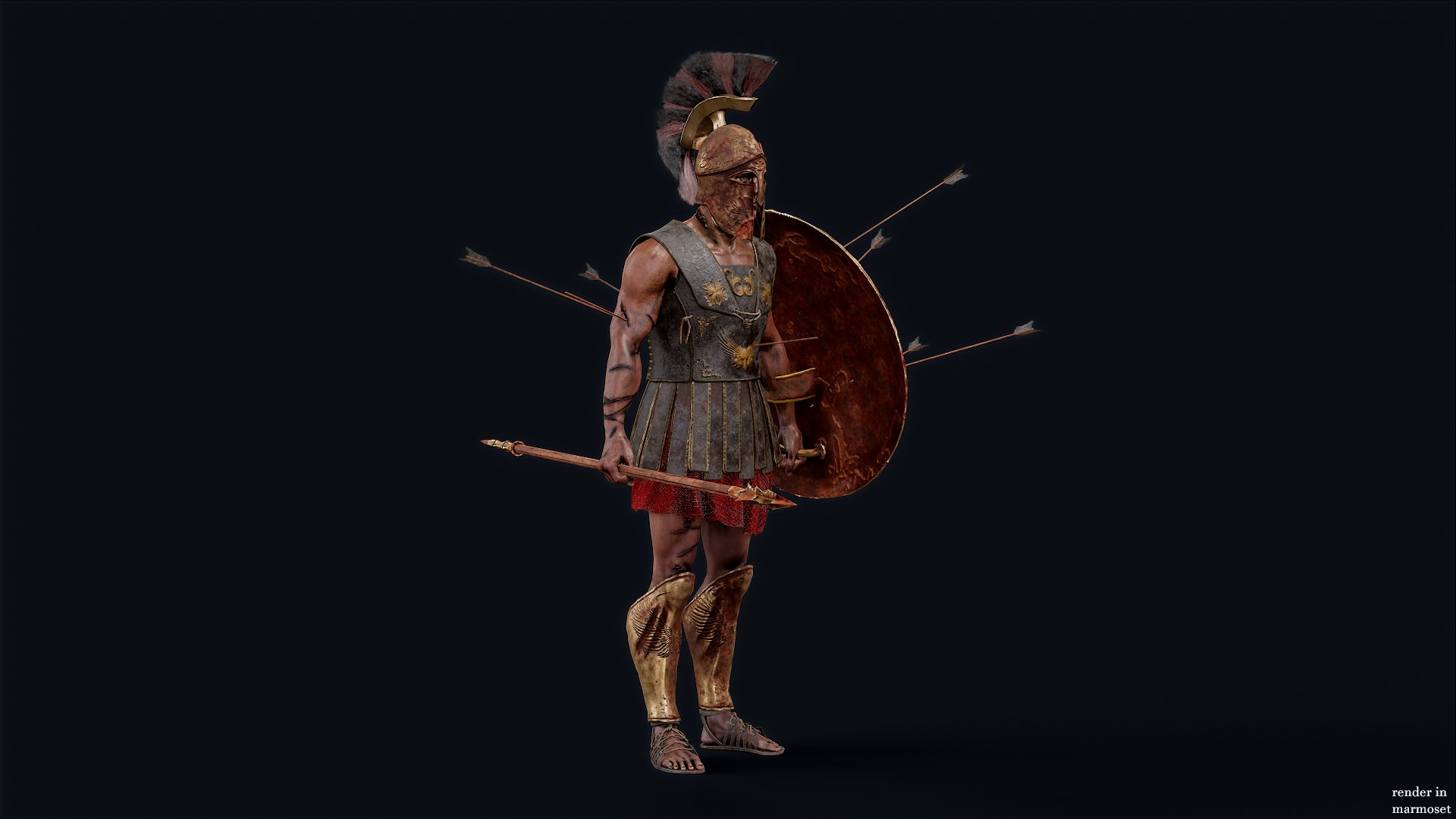 UNDEAD SPARTAN HOPLITE PACK 3D Model - TurboSquid 2344072