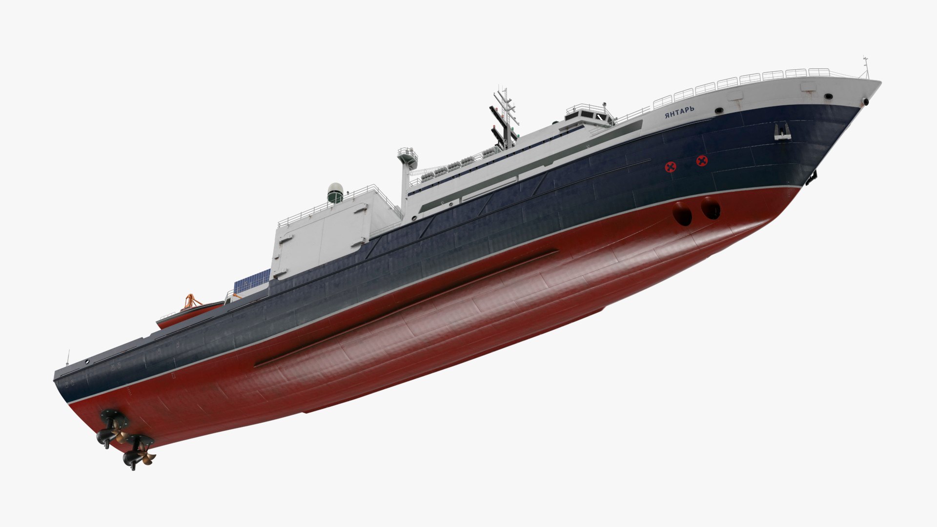 Russian Research Vessel Yantar 3D Model - TurboSquid 2411489