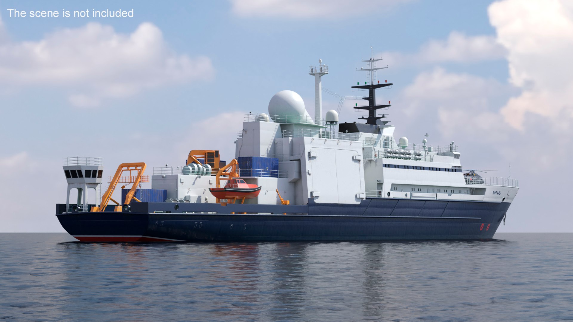 Russian Research Vessel Yantar 3D Model - TurboSquid 2411489