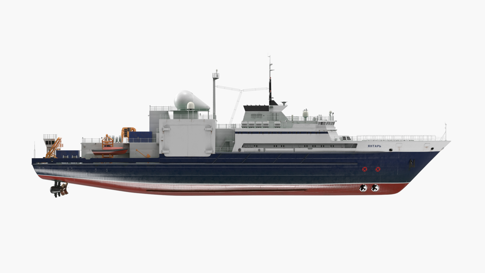 Russian Research Vessel Yantar 3D Model - TurboSquid 2411489