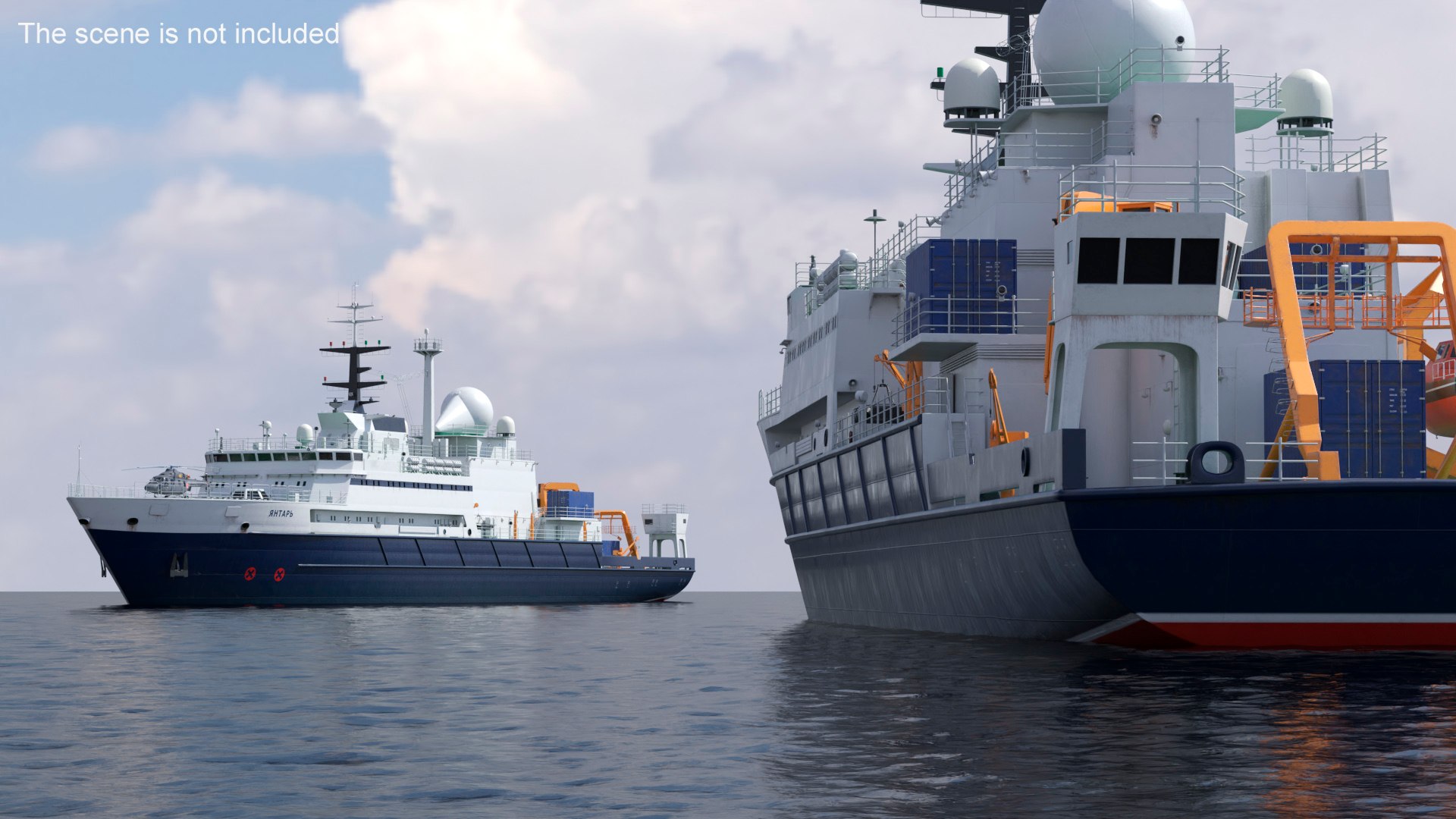 Russian Research Vessel Yantar 3D Model - TurboSquid 2411489