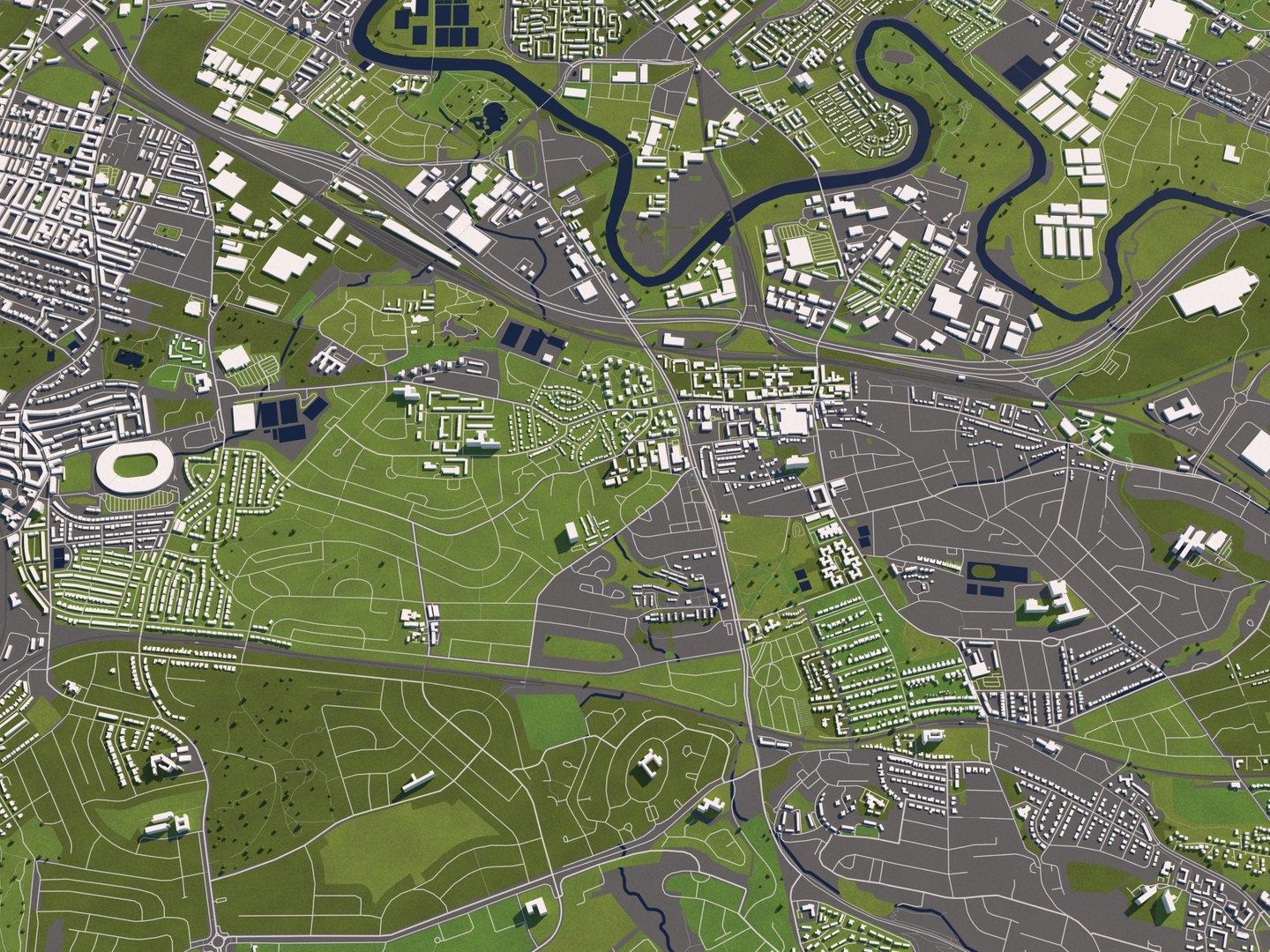 3D Model Buildings Houses Maps - TurboSquid 1446153