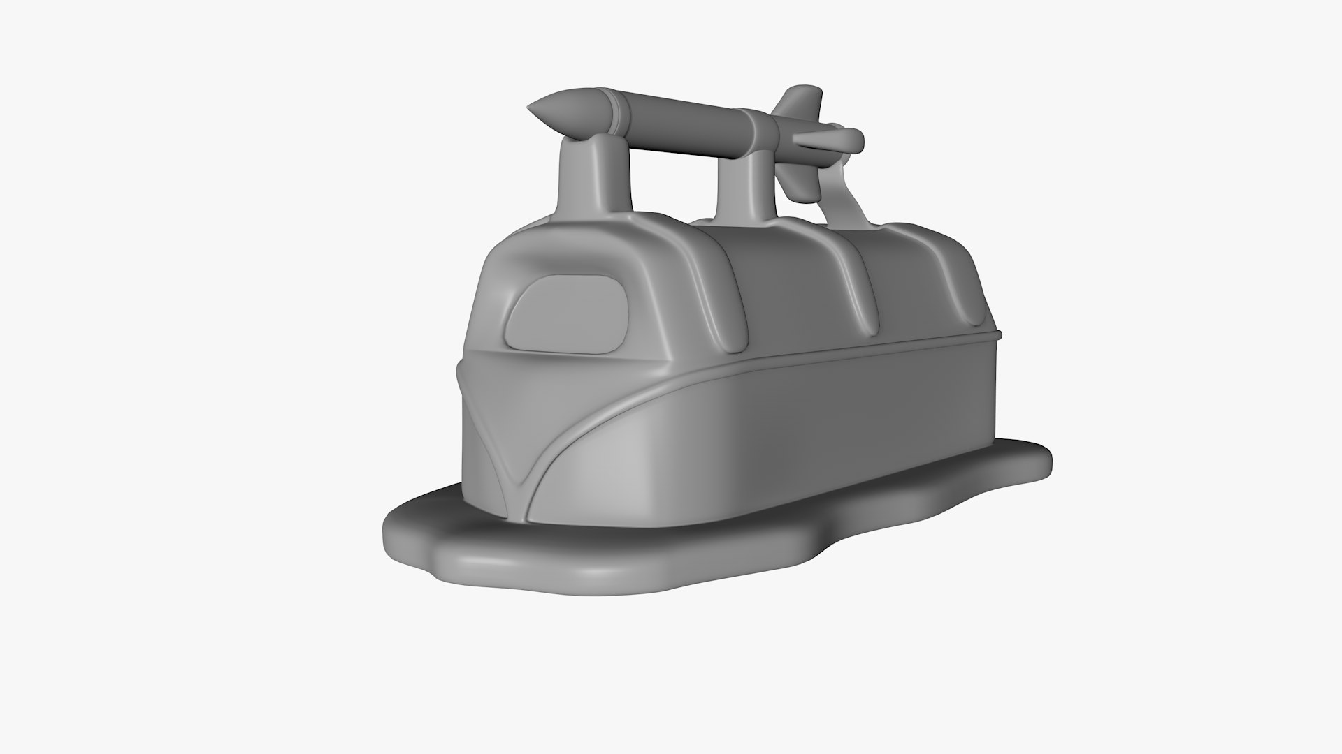 Hover VW Van Rocket Launcher 3D - TurboSquid 1966436