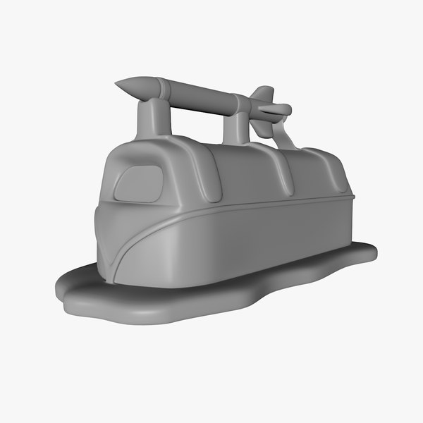 modelo 3d Hover VW Van Rocket Launcher - TurboSquid 1966436