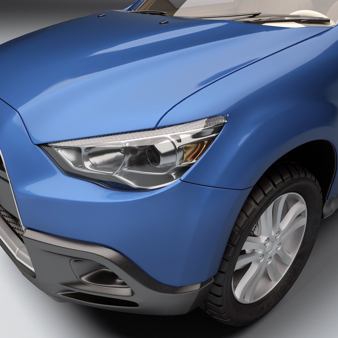 3d model mitsubishi asx
