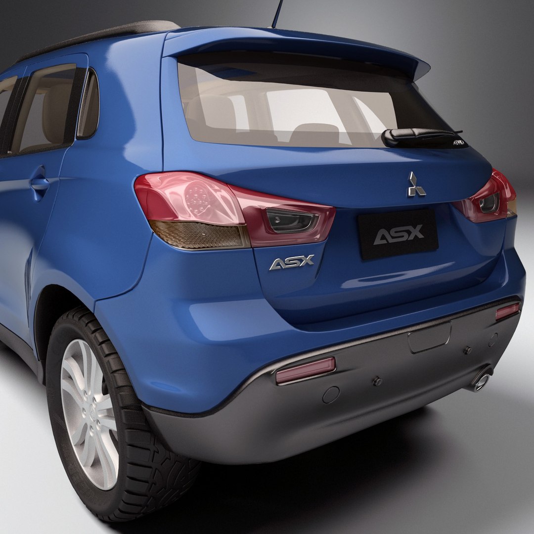 3d model mitsubishi asx