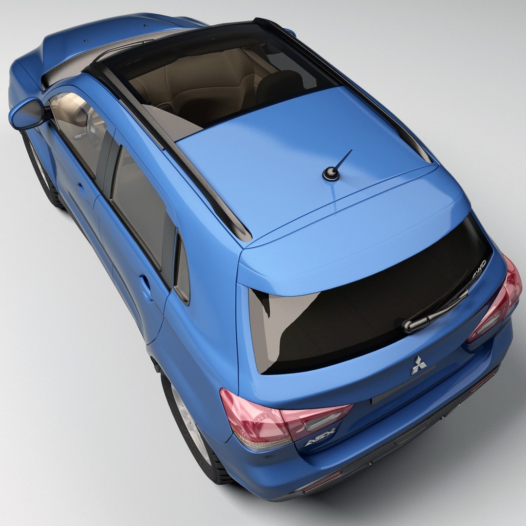 3d model mitsubishi asx