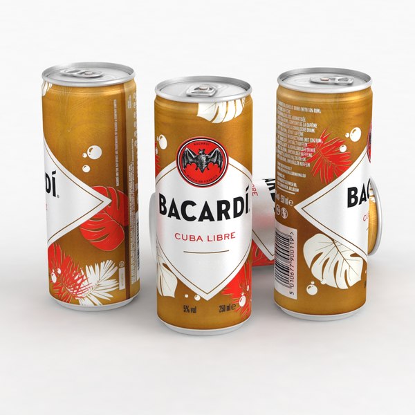 modelo 3d Alcohol Can Bacardi Cuba Libre 250ml 2022 - TurboSquid 1951835