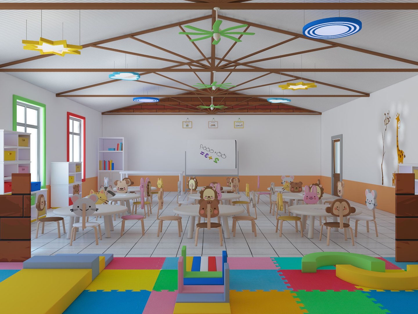 3D Nursery School Classroom - TurboSquid 2116598