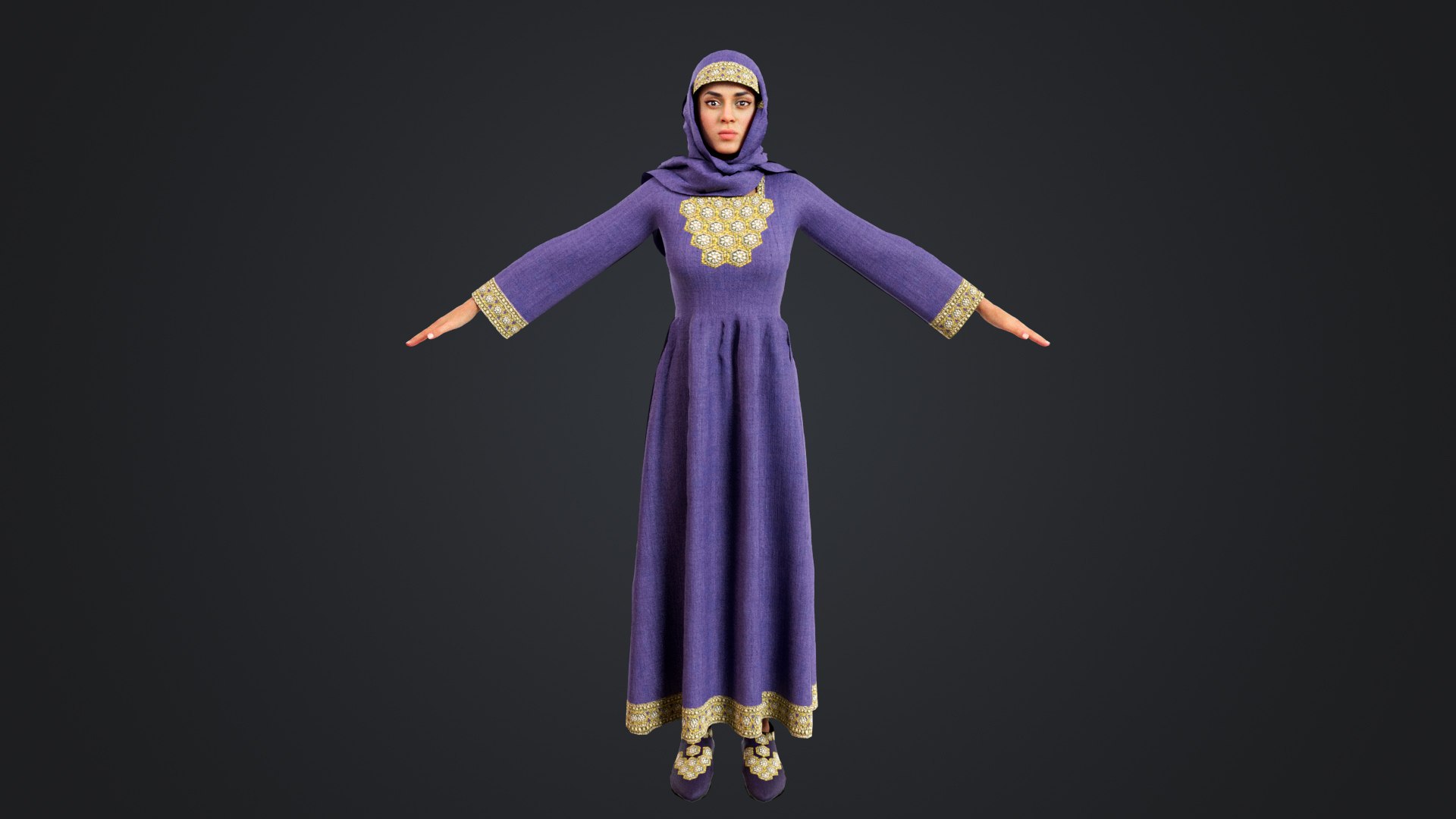 Arab Women Rigged 3D Model - TurboSquid 2320411
