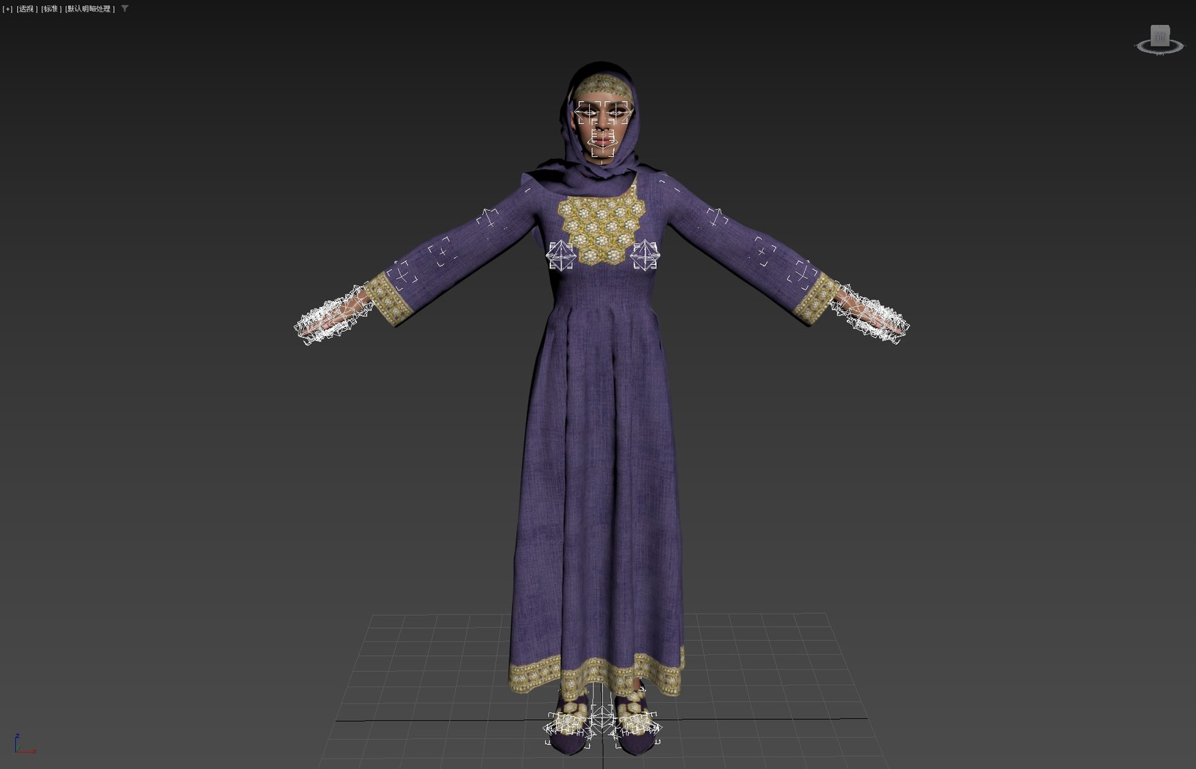 Arab Women Rigged 3D Model - TurboSquid 2320411