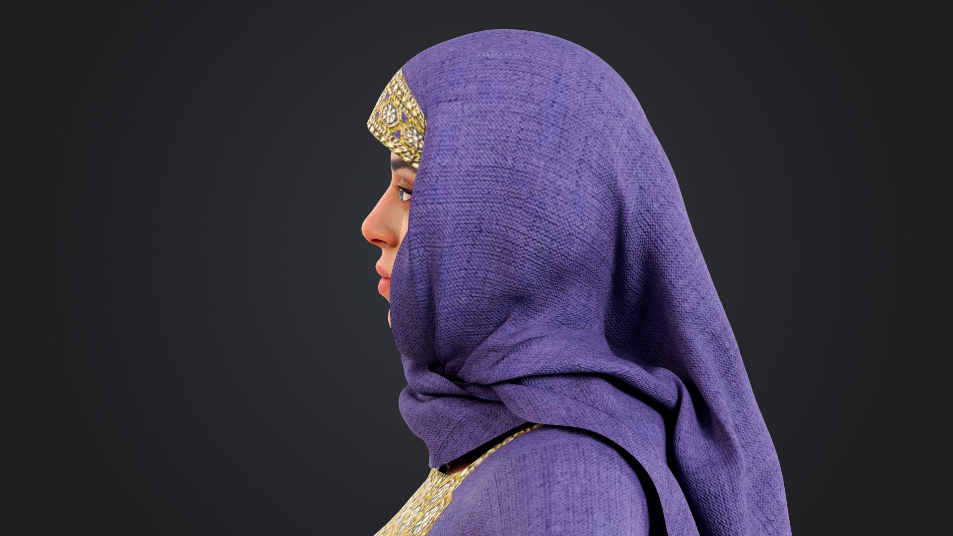 Arab Women Rigged 3D Model - TurboSquid 2320411