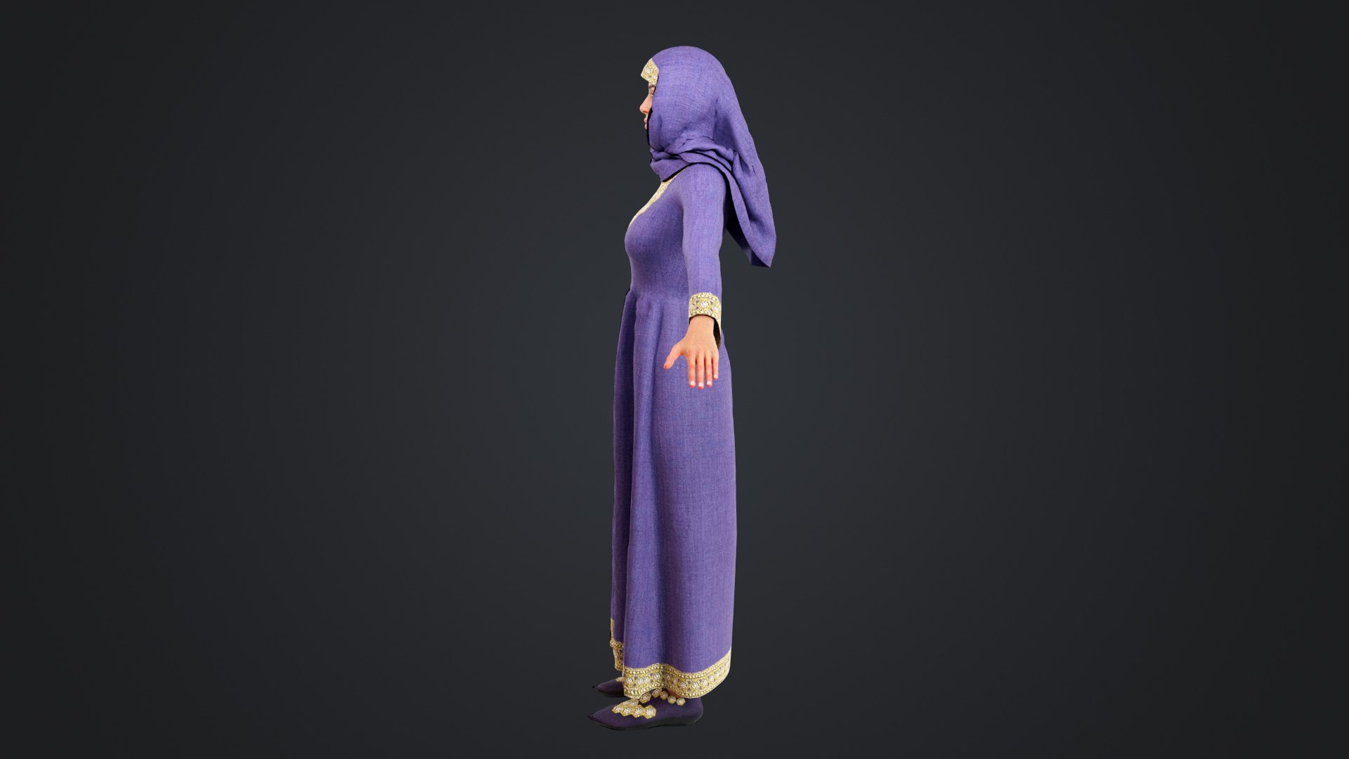 Arab Women Rigged 3D Model - TurboSquid 2320411