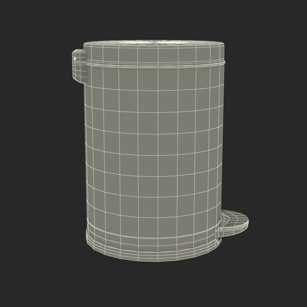 3d step garbage modeled model