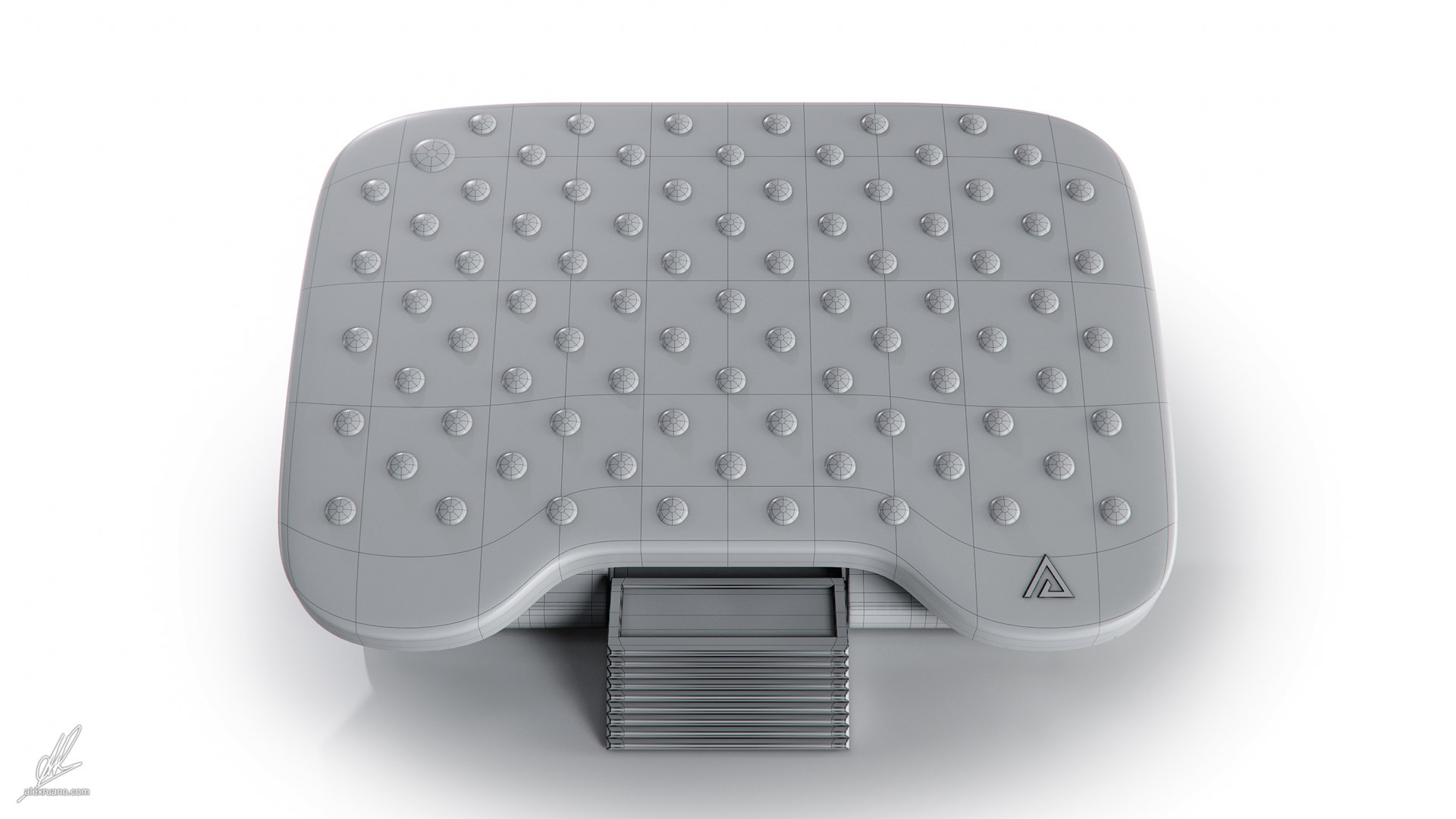 Ergonomic Office Footrest 3D - TurboSquid 2252811