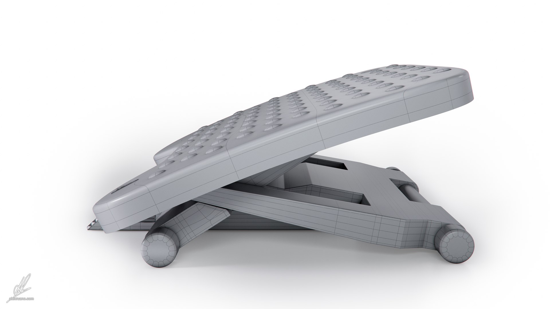 Ergonomic Office Footrest 3D - TurboSquid 2252811