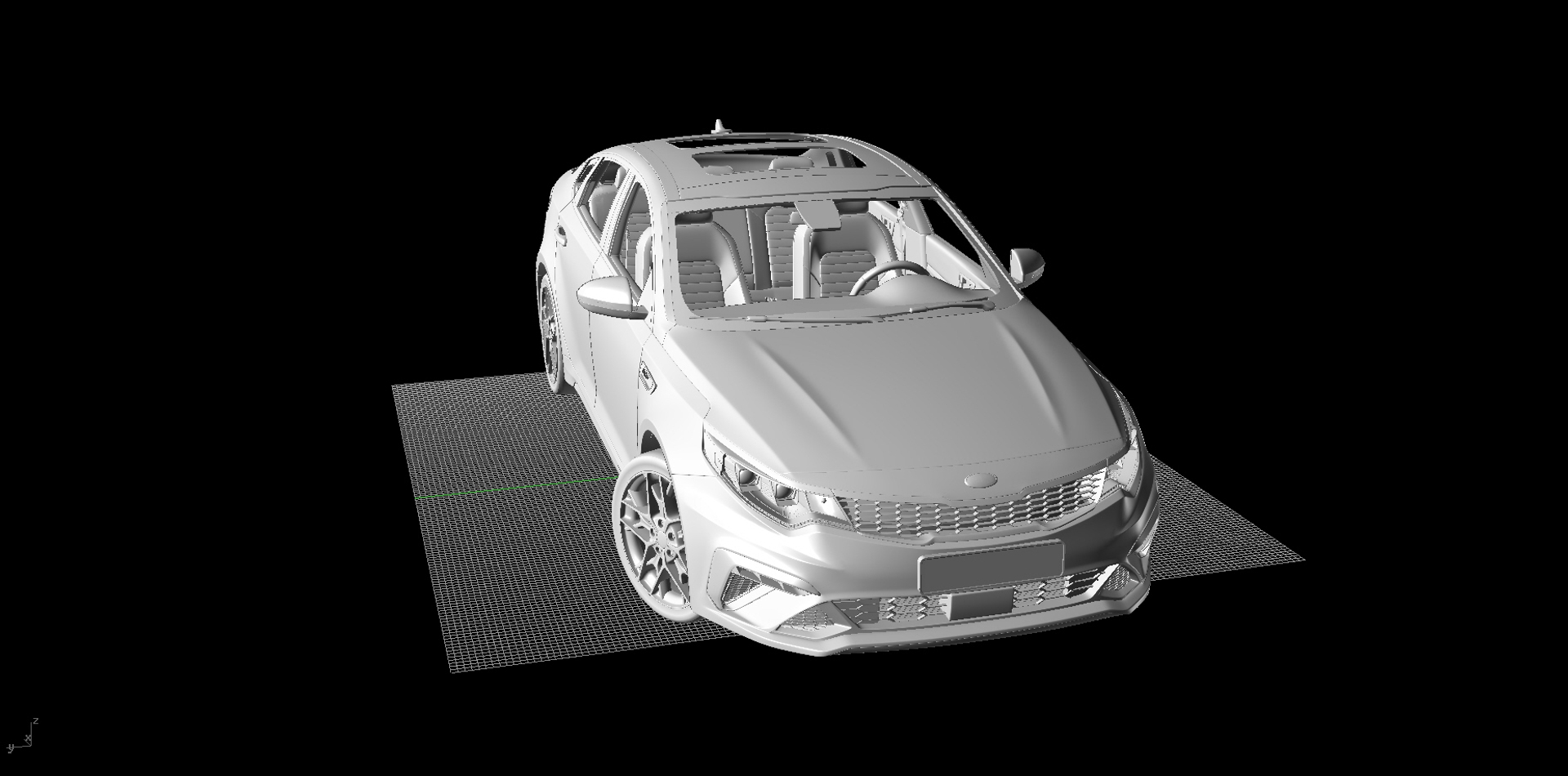 3D Kia Optima 2019 - TurboSquid 1438188
