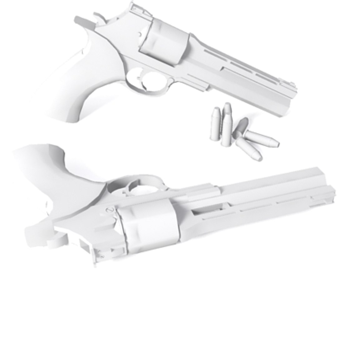 3d Mateba 6 Autorevolver Unica