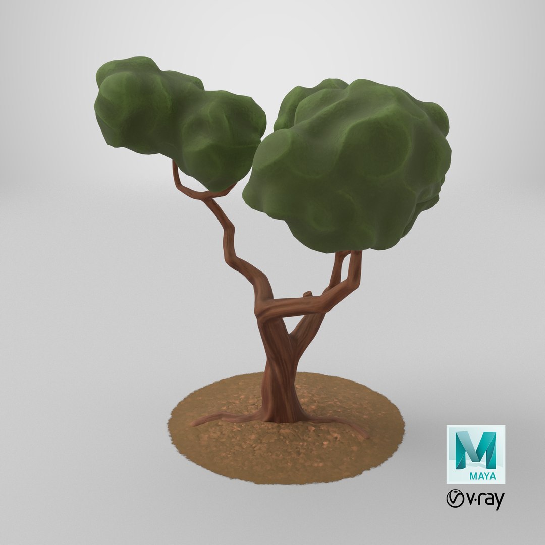 3D Stylized Tree V10 Model - TurboSquid 2037380
