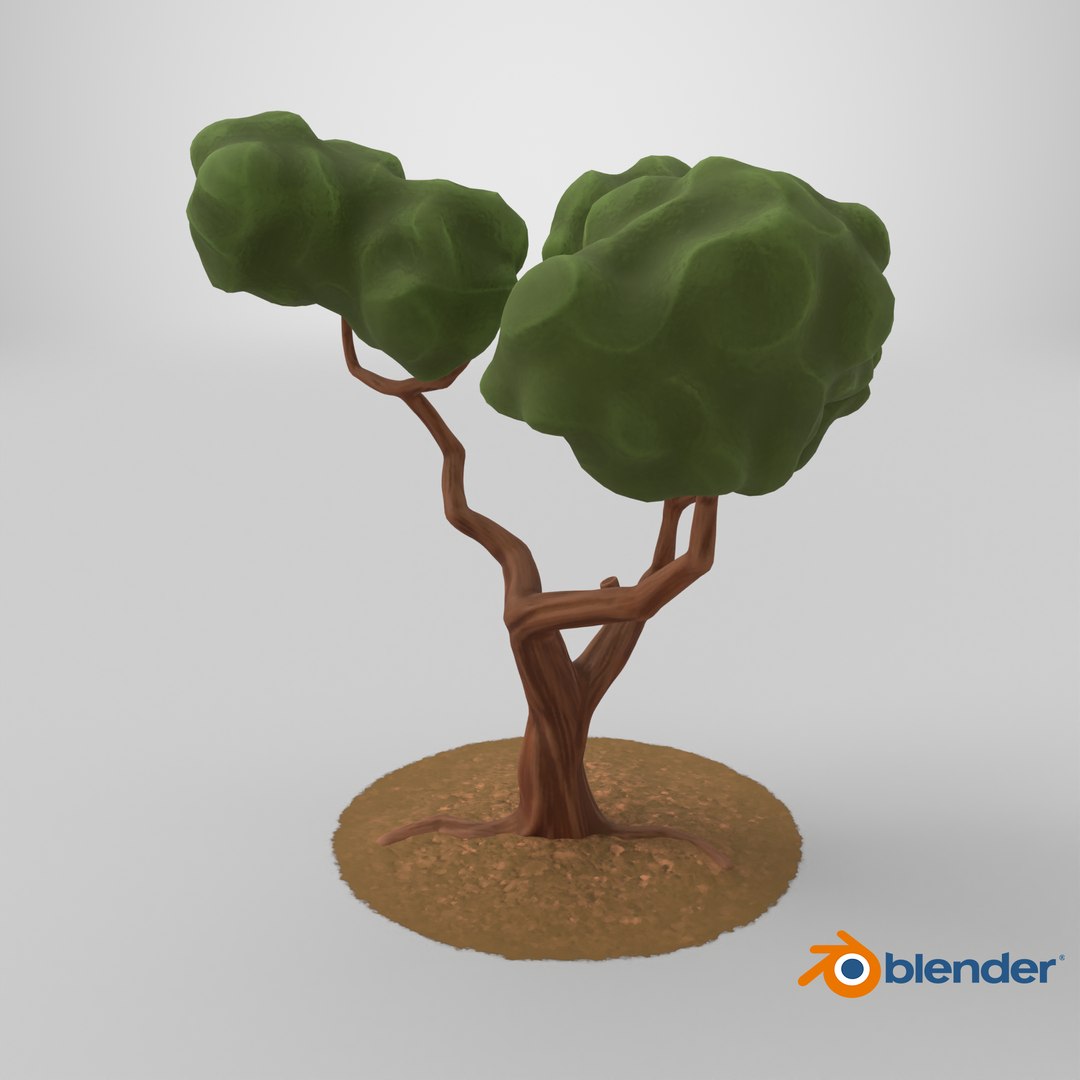 3D Stylized Tree V10 Model - TurboSquid 2037380
