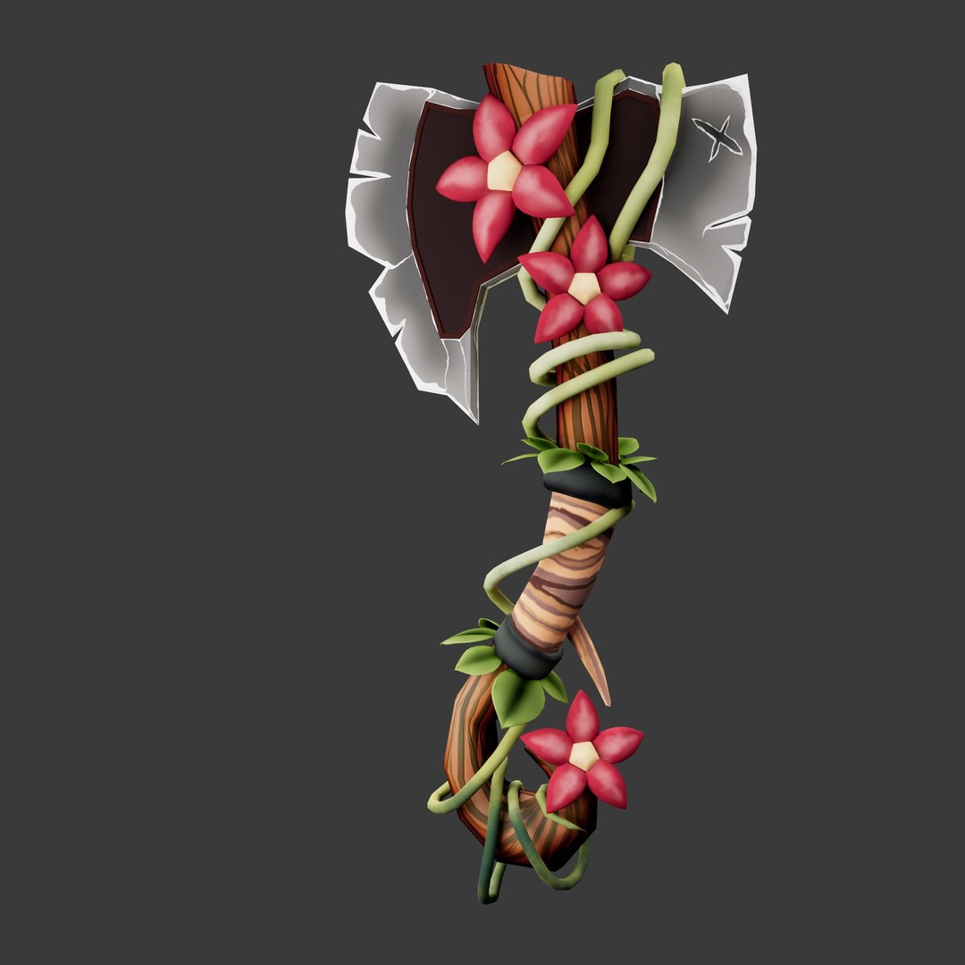 Stylized Axe 3D - TurboSquid 2134240