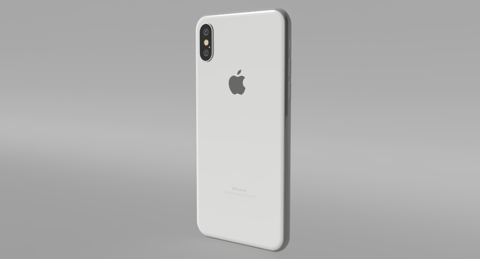 Apple Iphone X White 3D Model - TurboSquid 1204974