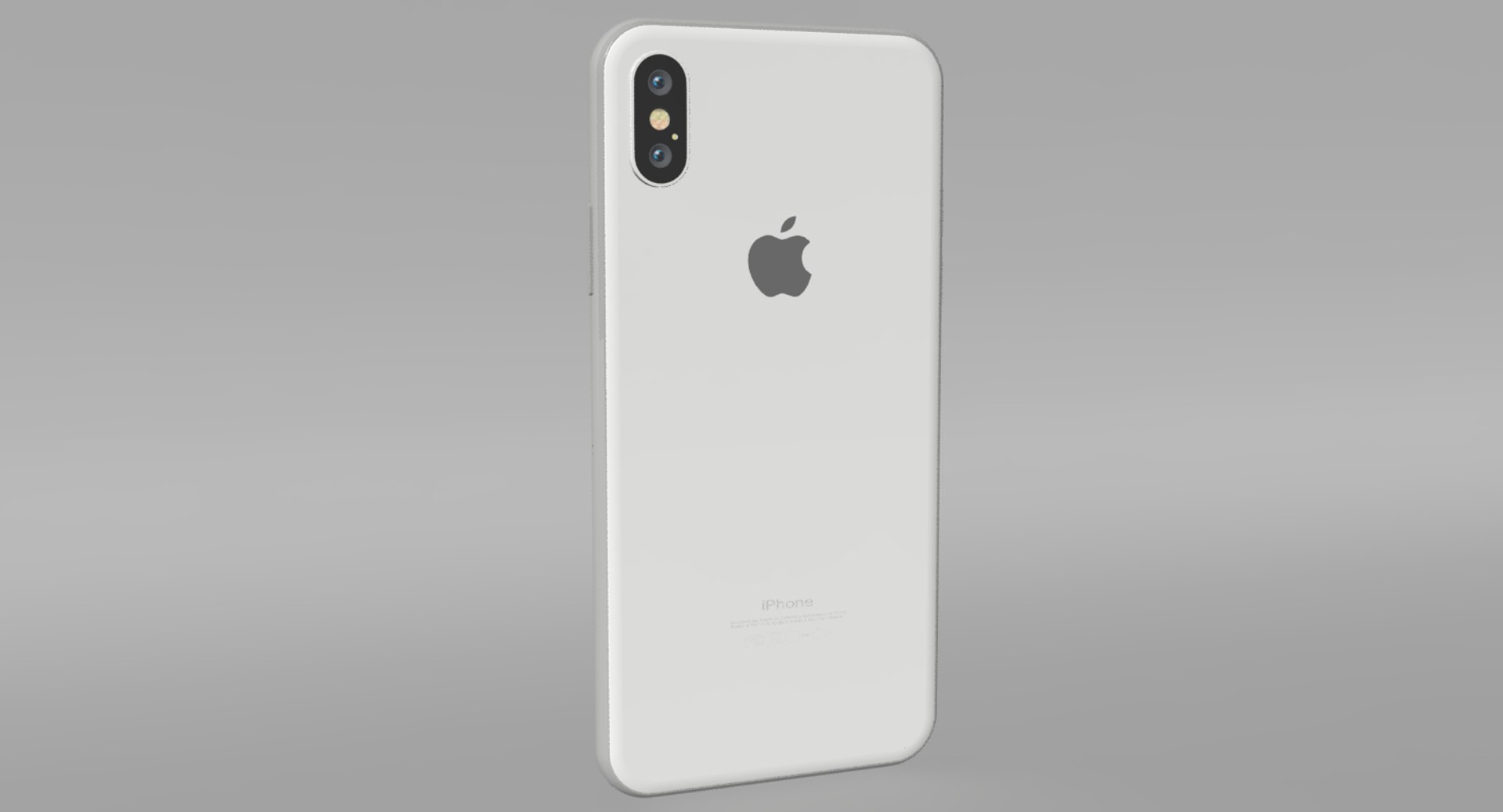 Apple Iphone X White 3D Model - TurboSquid 1204974