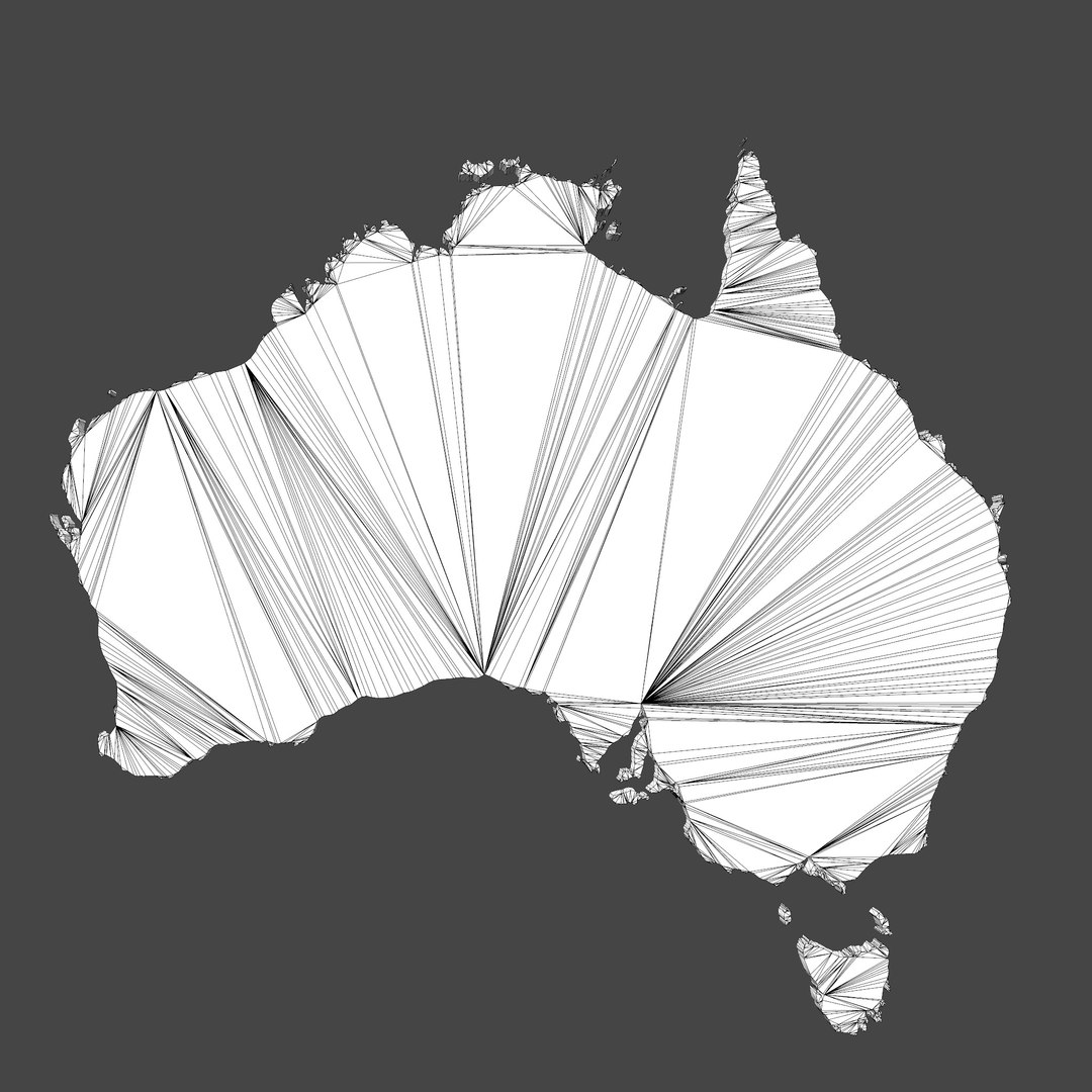3D AUSTRALIA MAP Model - TurboSquid 1886057