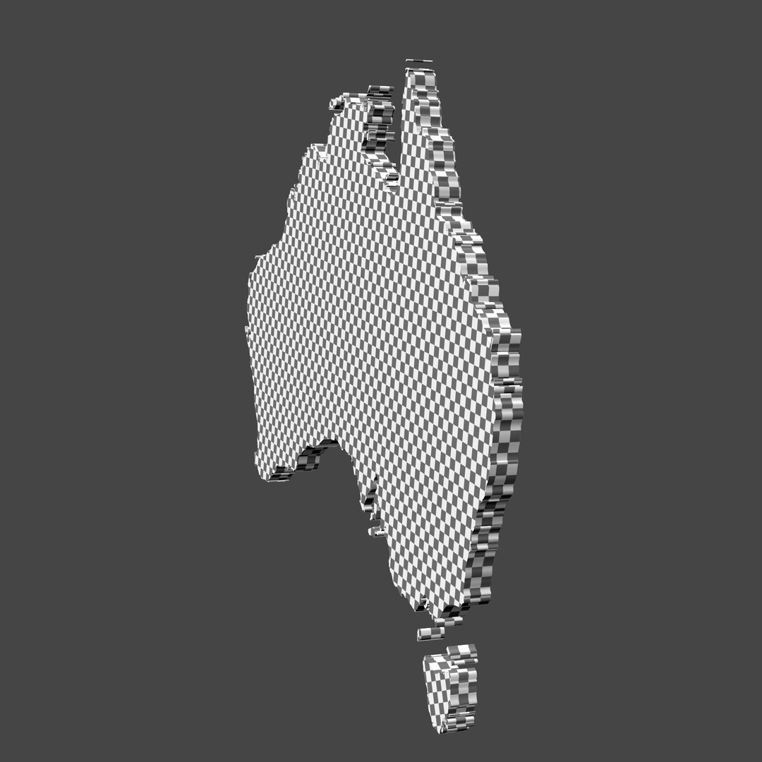3D AUSTRALIA MAP Model - TurboSquid 1886057