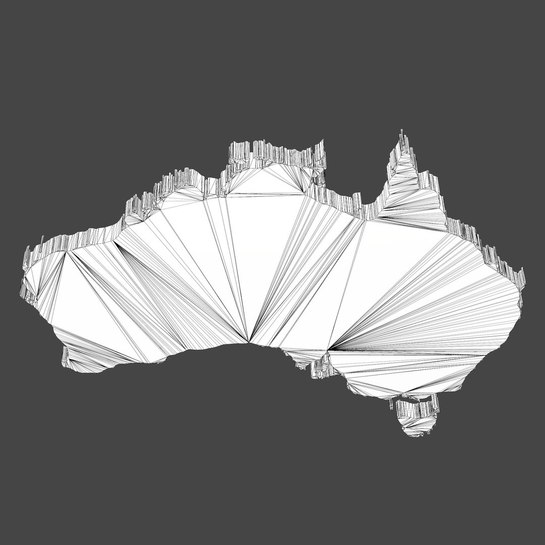 3D AUSTRALIA MAP Model - TurboSquid 1886057