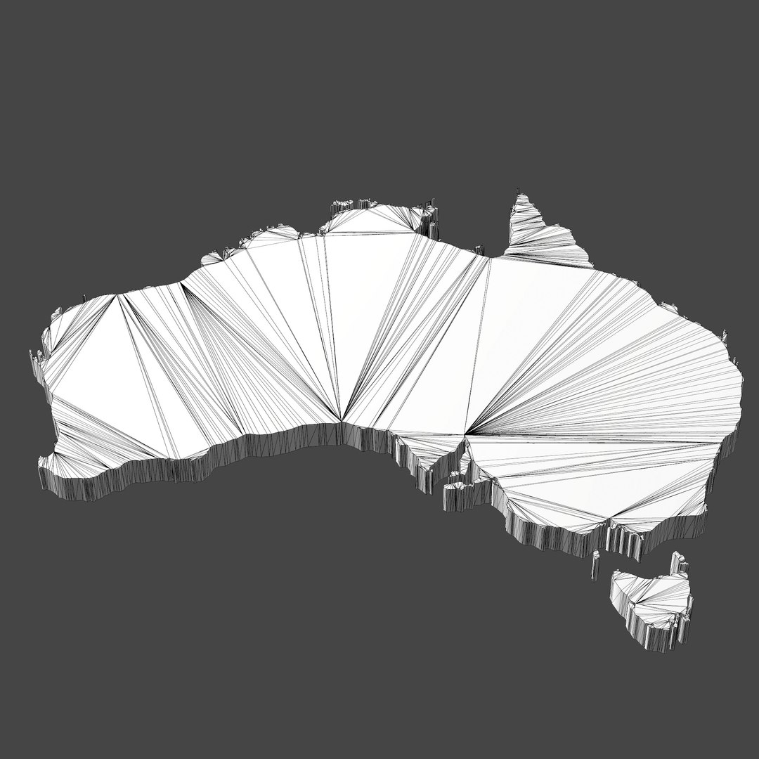 3D AUSTRALIA MAP Model - TurboSquid 1886057