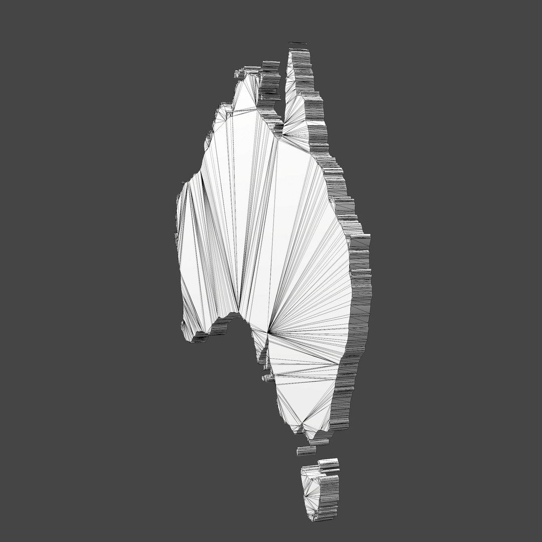 3D AUSTRALIA MAP Model - TurboSquid 1886057