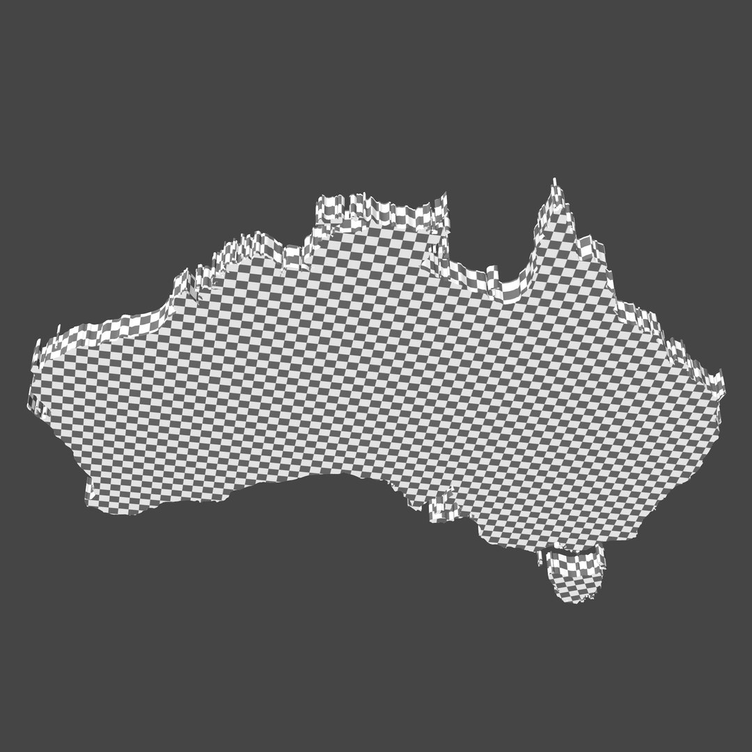 3D AUSTRALIA MAP Model - TurboSquid 1886057