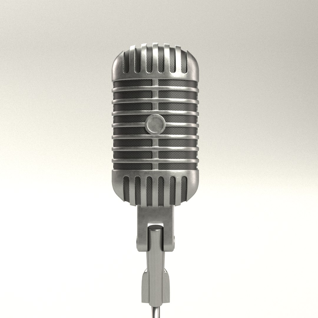 3d Model Microphone Blender Cycles