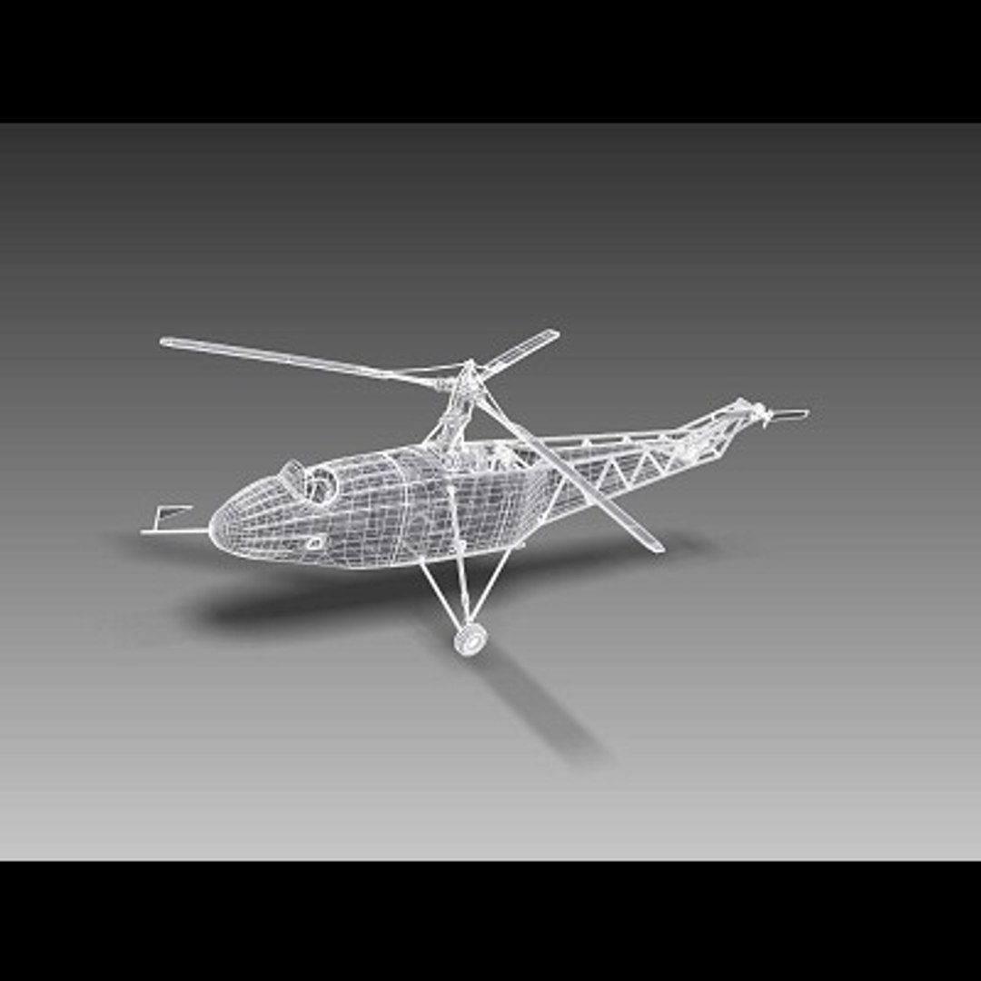 Vs-300 Helicopters 3d Model