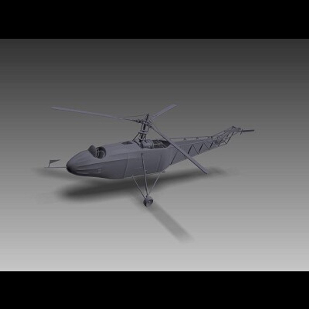 Vs-300 Helicopters 3d Model