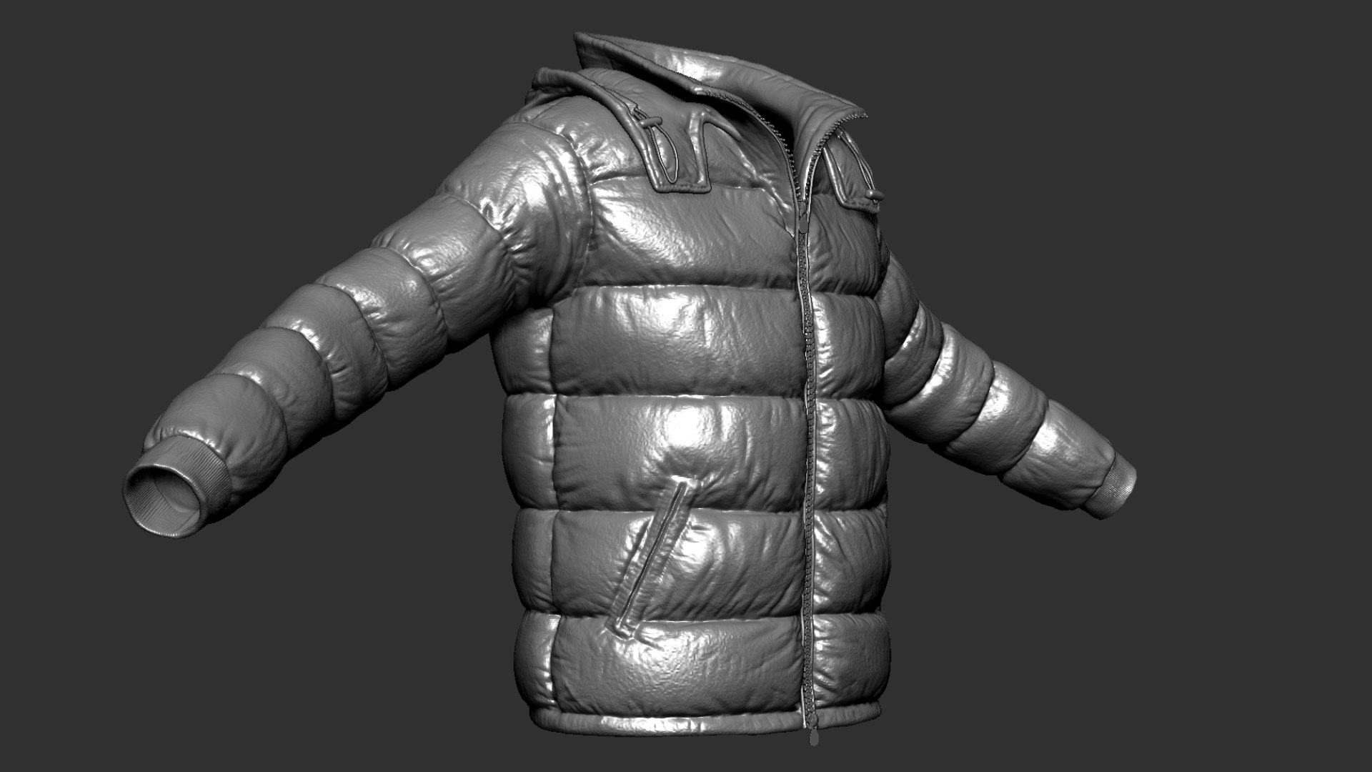 Jacket Zbrush Model - TurboSquid 1597158
