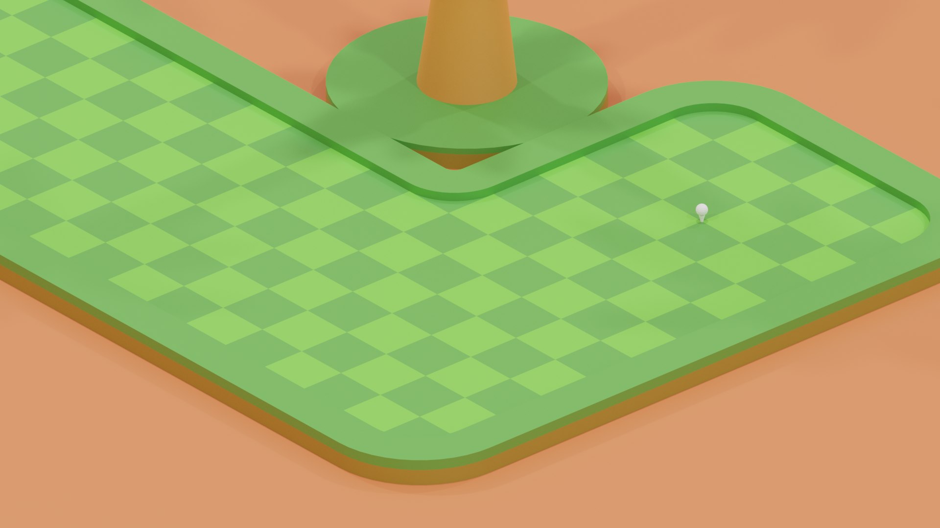 Cartoon Mini Golf Course 3D Model - TurboSquid 2236078