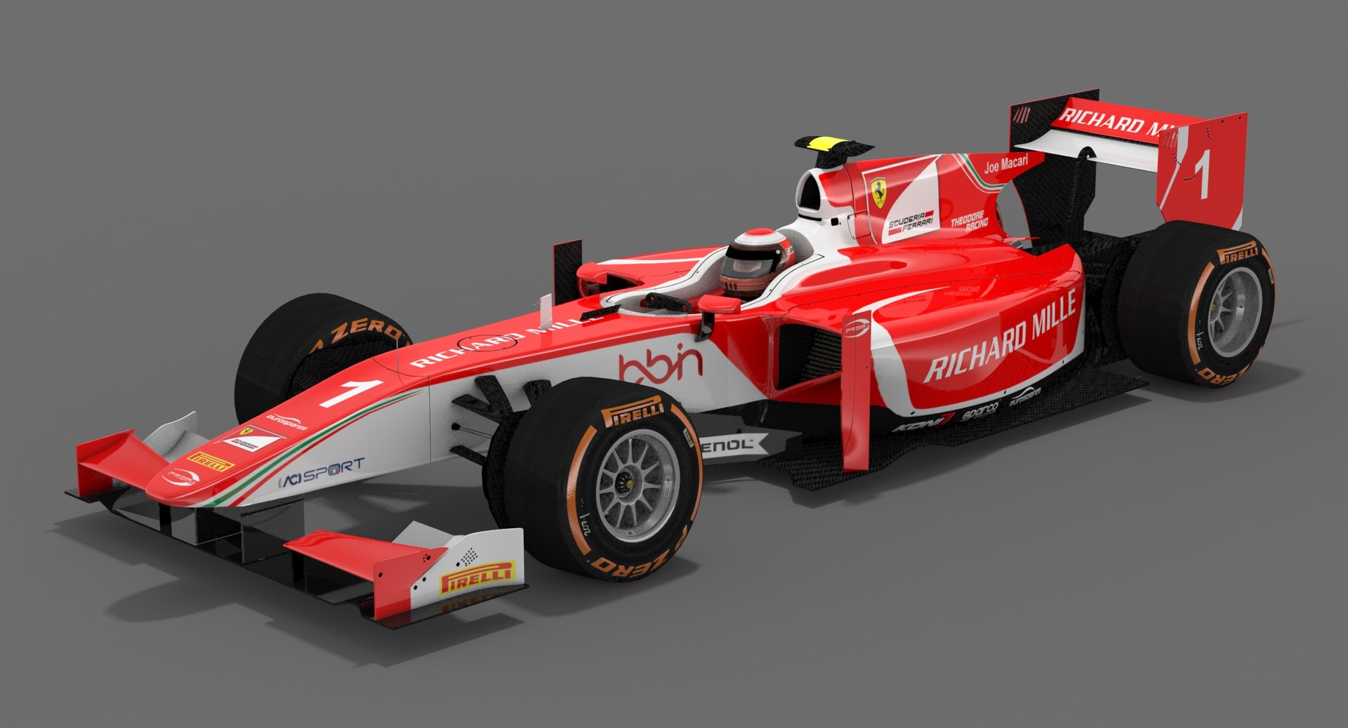 3D pack formula 2 2017 model - TurboSquid 1151770