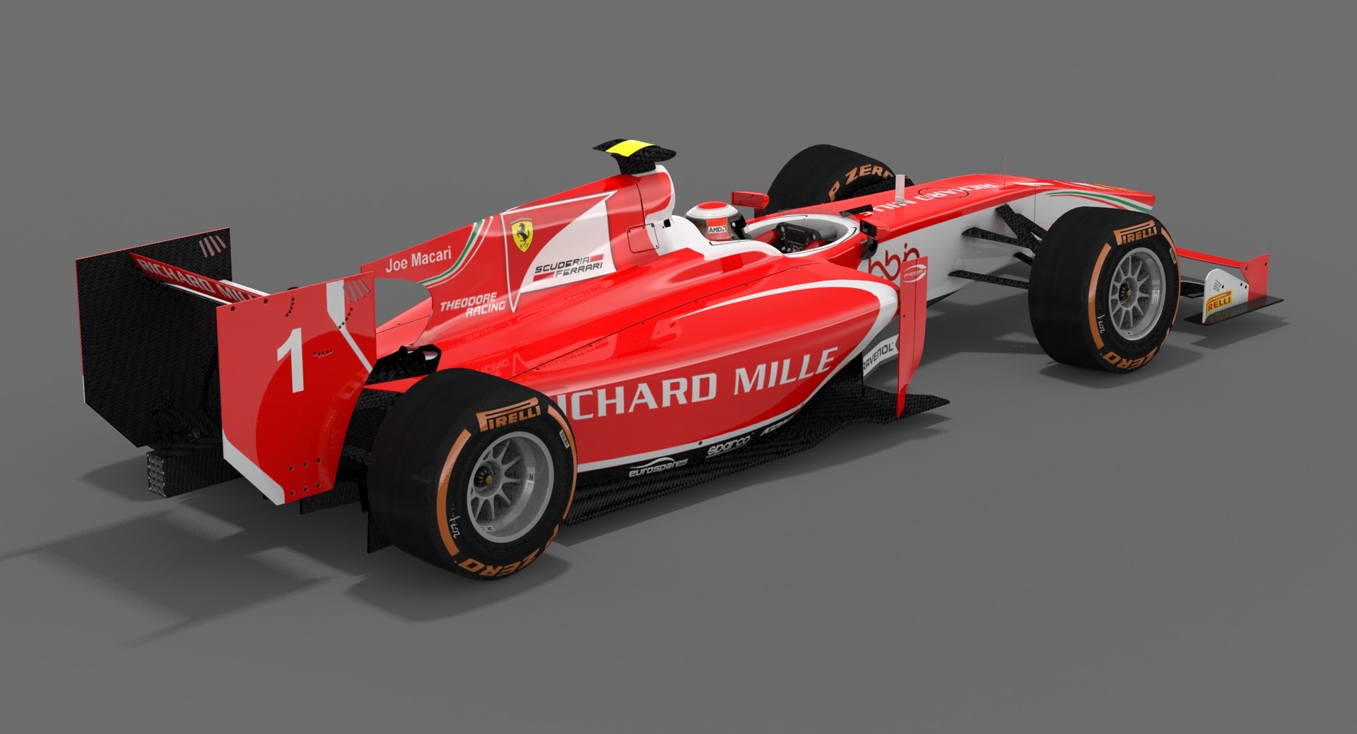 3D pack formula 2 2017 model - TurboSquid 1151770