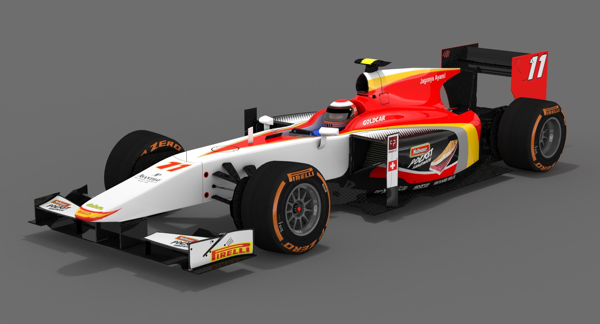 3D Pack Formula 2 2017 Model - TurboSquid 1151770