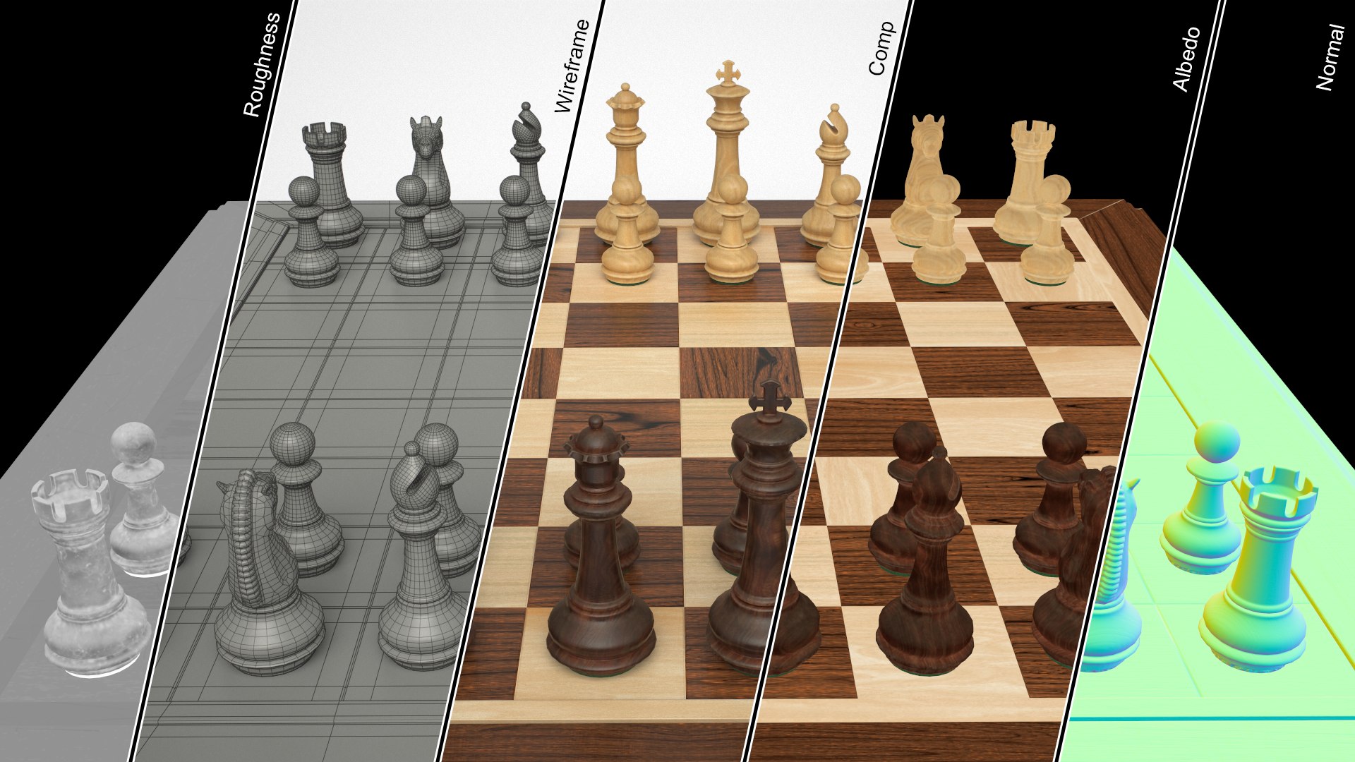 3D model Chess Set - TurboSquid 1777123