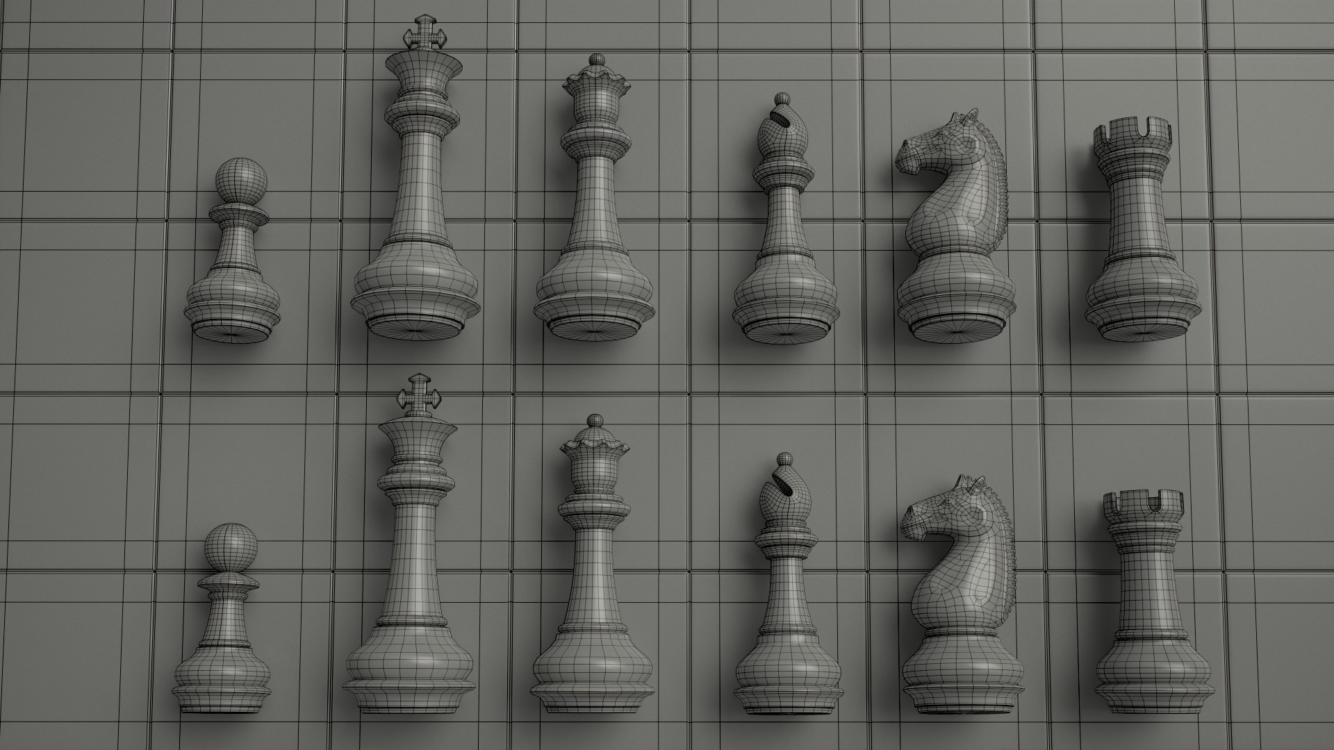 3D model Chess Set - TurboSquid 1777123