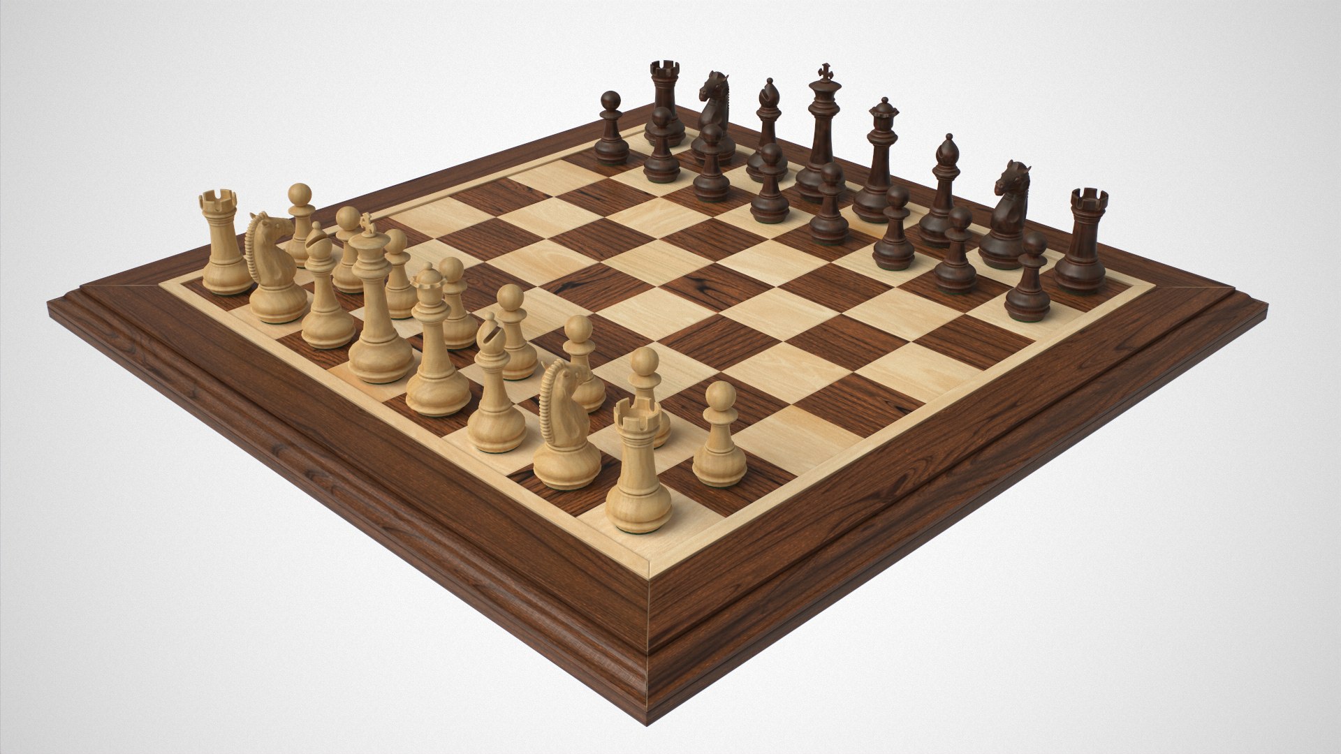 3D model Chess Set - TurboSquid 1777123