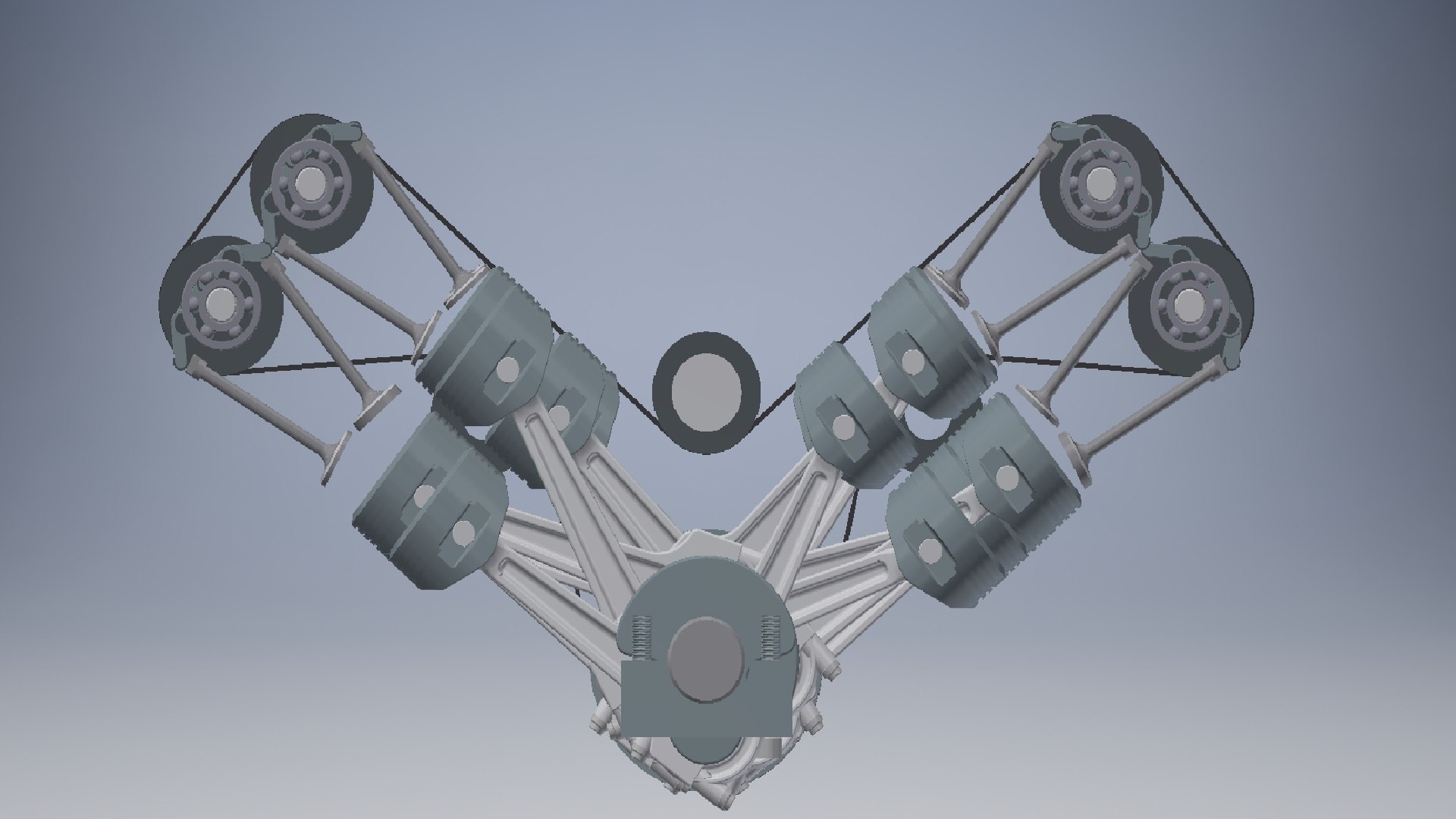 3D W16 Crankshaft Engine - TurboSquid 2211020