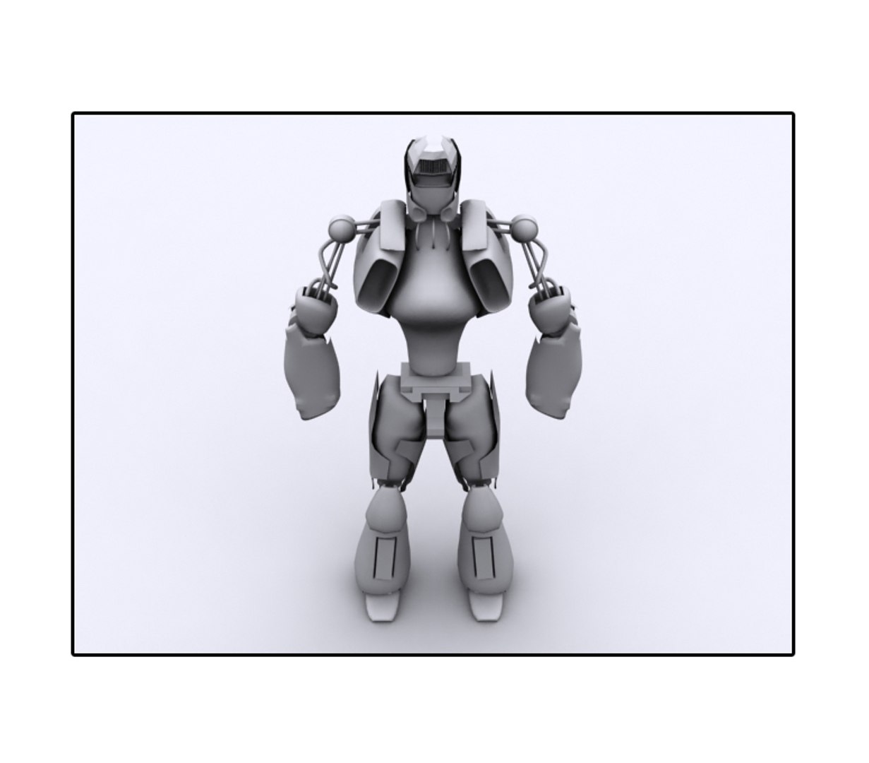 robot bot 3d model