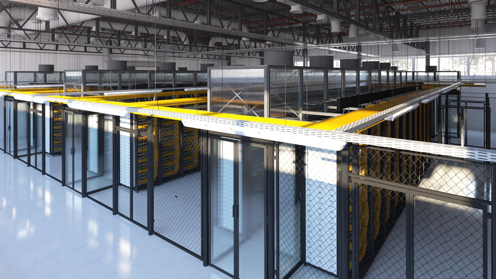 3D Data Center 1 Model - TurboSquid 2015549