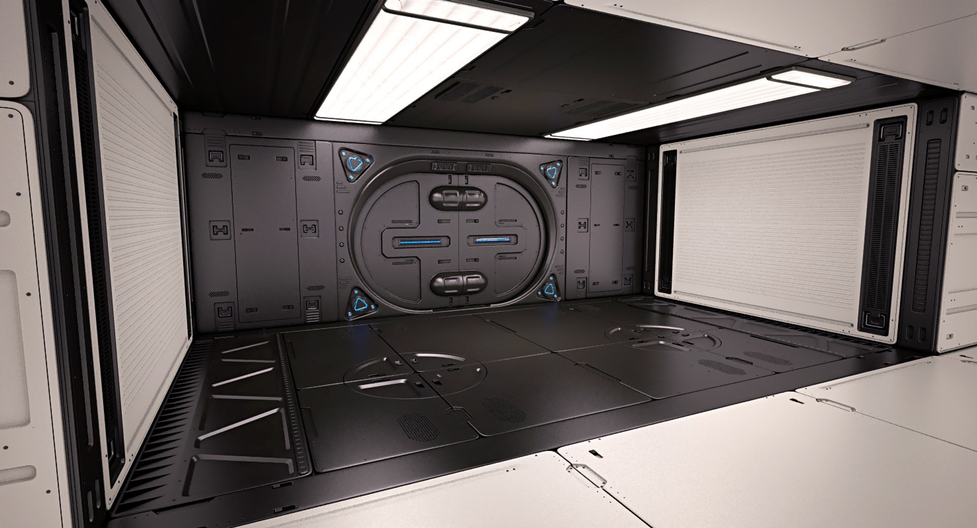 3D Sci Fi Generator Room Model - TurboSquid 1270982