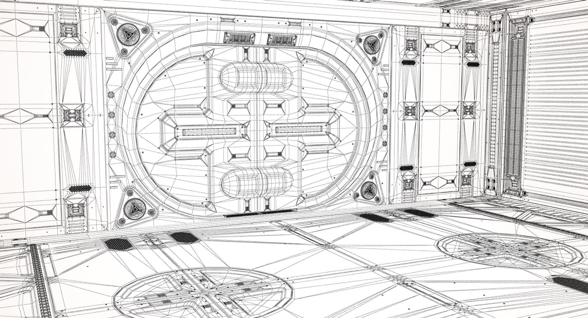 3D Sci Fi Generator Room Model - TurboSquid 1270982